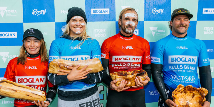 Soleil Errico and Max Weston Win 2025 Bioglan Bells Beach Longboard ...